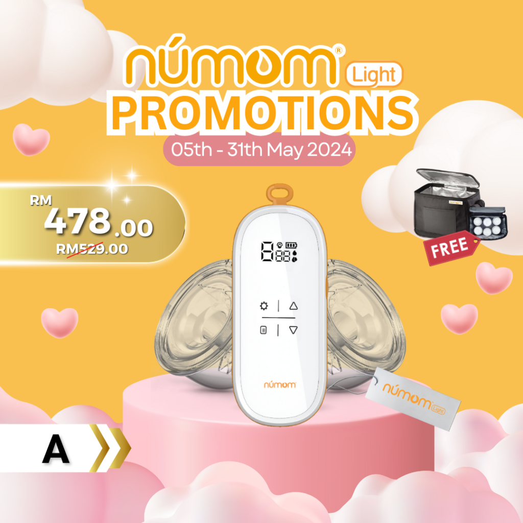 [READY STOCK] Numom Light Double Electric Breastpump - NumomMalaysia