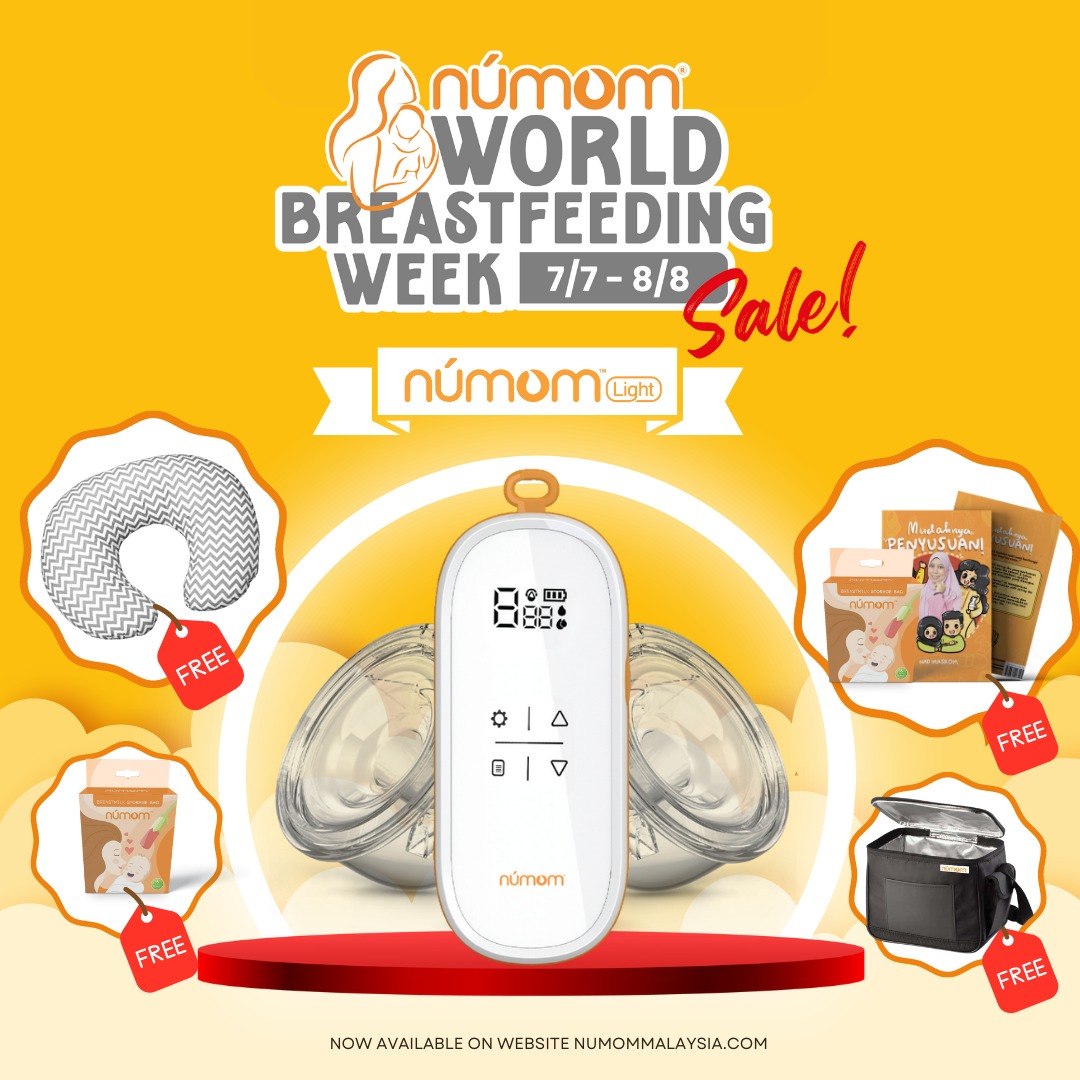 [READY STOCK] Numom Light Double Electric Breastpump - NumomMalaysia