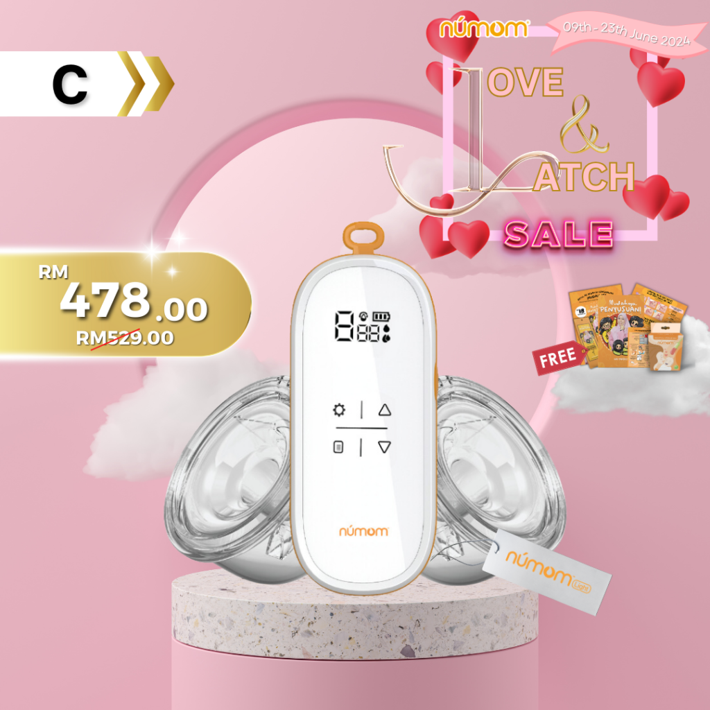 [READY STOCK] Numom Light Double Electric Breastpump - NumomMalaysia