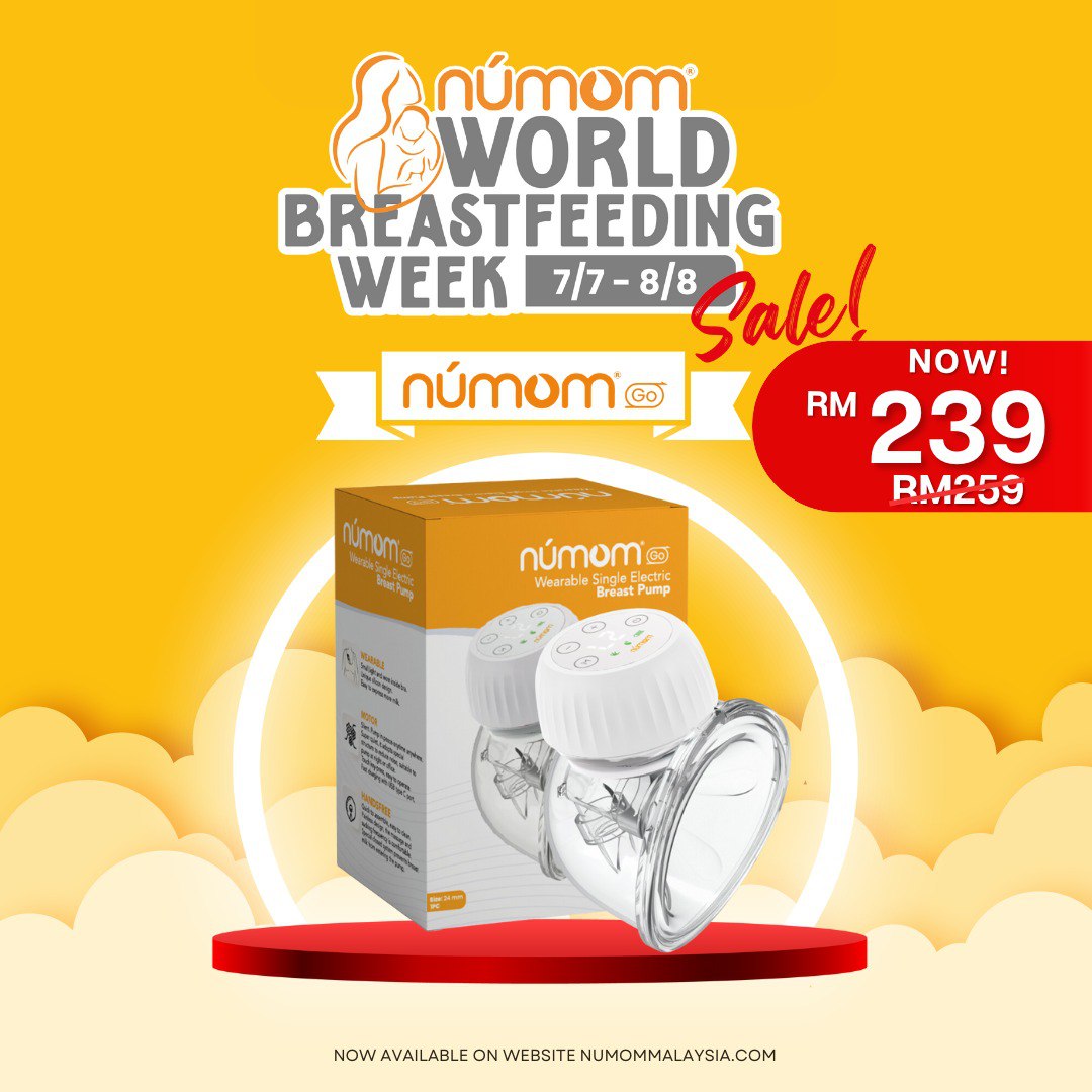 [READY STOCK] Numom Go Wearable Breastpump - NumomMalaysia