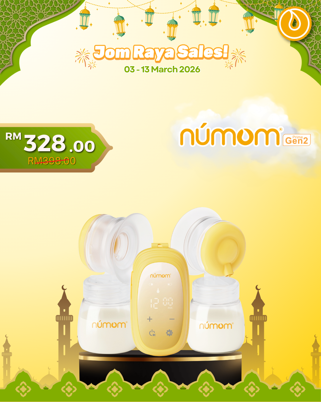 NUMOM PRIME GEN 2 NEW LAUNCHING BREAST PUMP - NumomMalaysia
